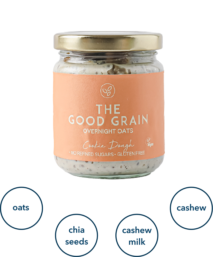 Cookie Dough Overnight Oats | Healthy & Delicious Treat – Good Grain UK